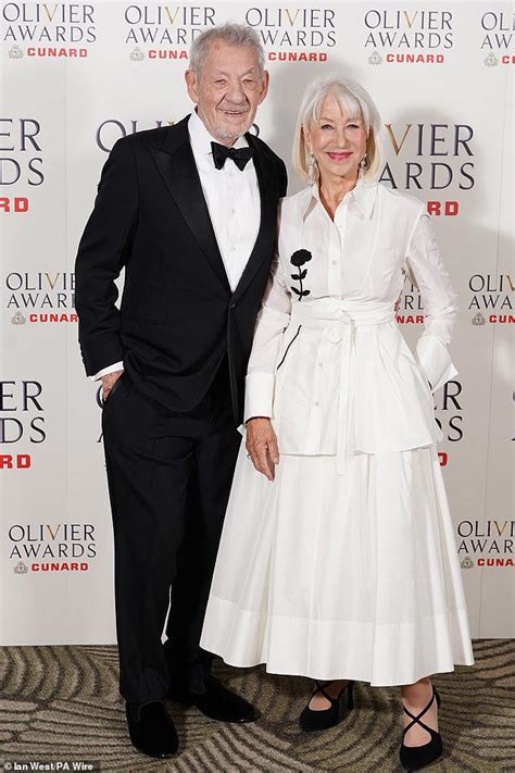 Dame Helen Mirren 80 Joins Fellow Acting Icon Sir Ian Mckellen 86