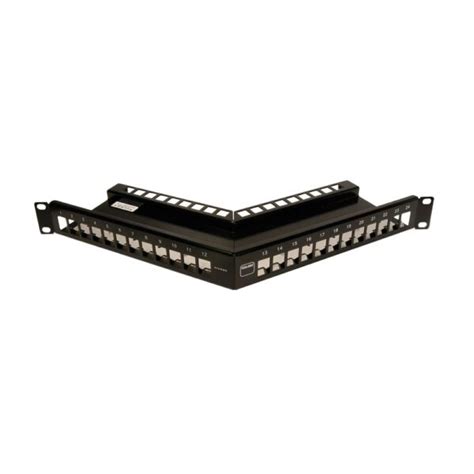 Patch Panel Angular CAT6A Siemon 24 Puertos Blindado