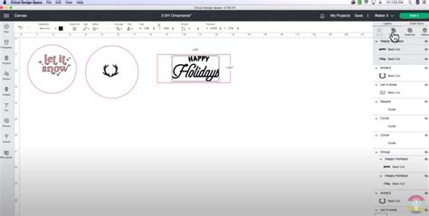 DIY Cricut Christmas Ornaments Makers Gonna Learn
