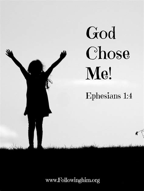You Are Chosen Following Himfollowing Him