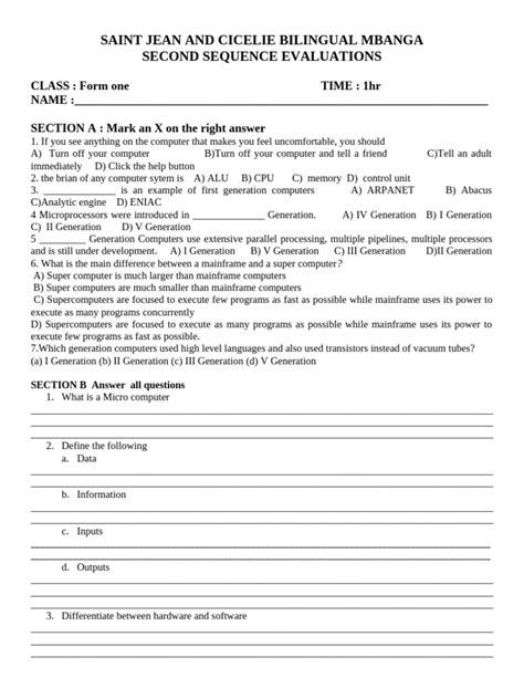 More Questions Pdf Computer Data Storage Read Only Memory