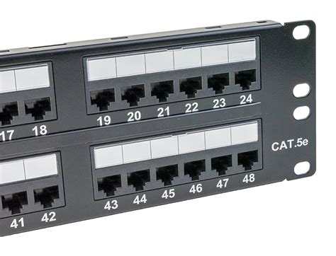 Patch Panel CAT 5e 2U 48 Port 19 Inch DINTEK 1402 03020 HugoTech Beat The Lowest Price