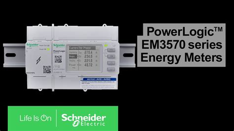 Discover Powerlogic™ Em3570 Energy Meters Schneider Electric Youtube