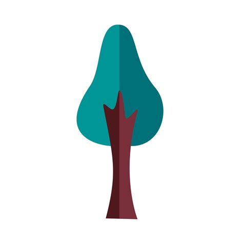 Tree Plant Forest Flat Style Icon 2663003 Vector Art At Vecteezy