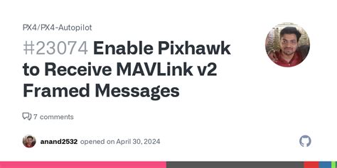 Enable Pixhawk To Receive Mavlink V2 Framed Messages · Issue 23074