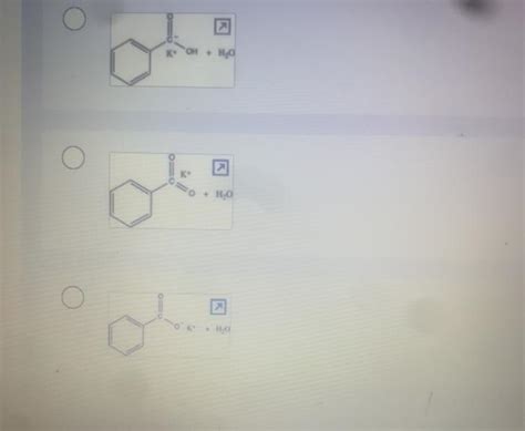 Solved Which Choice Represents The Products Of The Acid Base