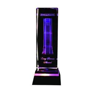 Quality Ctcr8268 Exclusive Led Crystal Trophy At Clazz Trophy