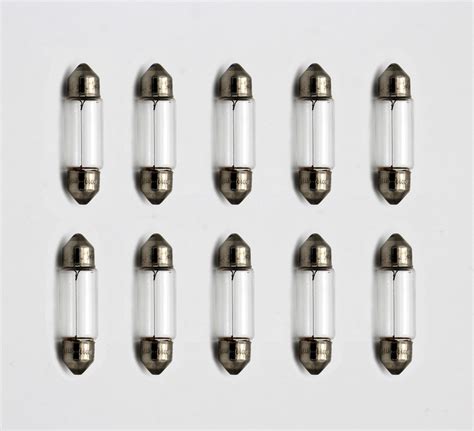 10pcs Osram 6418 12v5w C5w Sv8 5 8 36mm Car Light Tubular Indoor Lamp Bulb Ebay