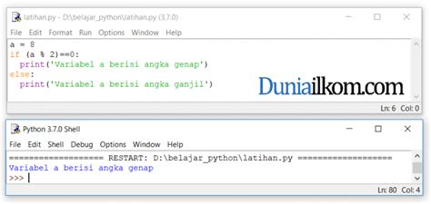 Tutorial Belajar Python Jenis Jenis Operator Perbandingan Relasional