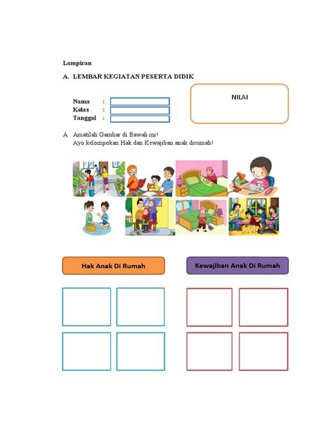 Lkpd Kelas 1 Ppkn Pdf