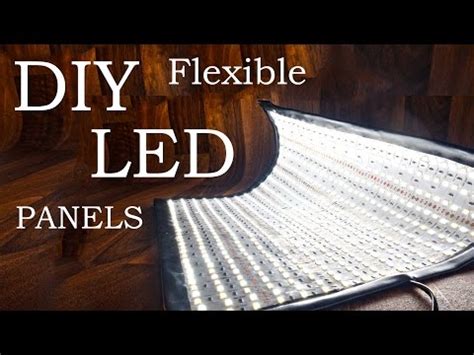 How To Make Flexible LED Panels For DIY Flex Lights