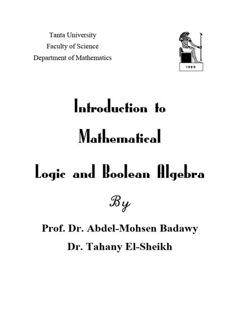 Boolean Book Pdf Argument First Order Logic