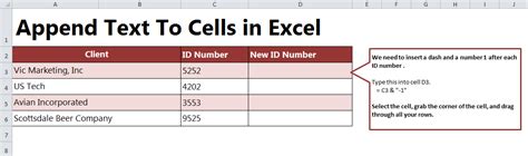 How To Append Text In Excel
