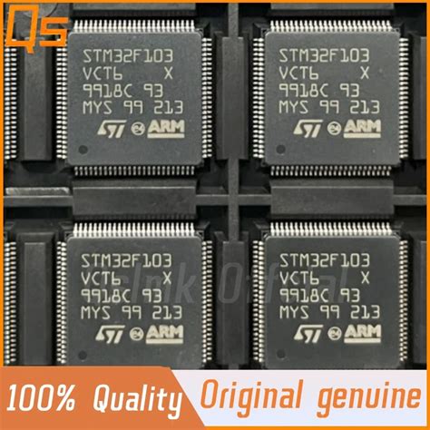 New Original Stm32f103vct6 Stm32f103 Lqfp100 Chip 32 Bit Microcontrolle Mcu