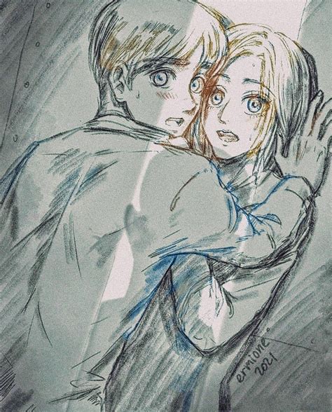 Armin X Annie Snk Fanart Attack On Titan Divertido Animes Shojo