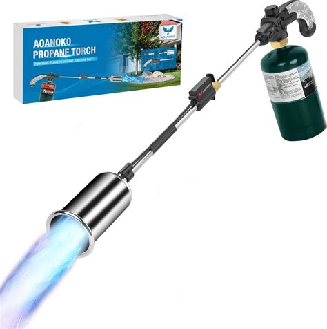 Propane Torch Weed Burner Flamethrower Weed Torch With Self Igniter Flame Thrower