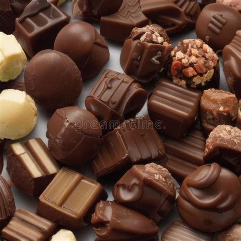 Heap Of Assorted Chocolates Stock Illustration Illustration Of