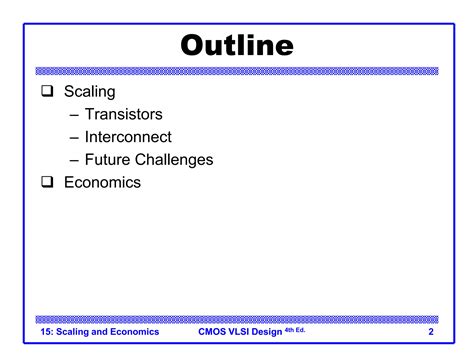 Mosfet Scaling And Economics For Various Types Of Scaling Ppt