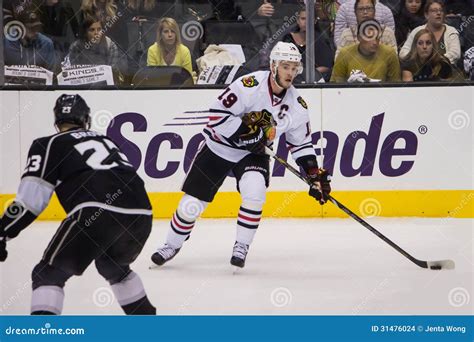 Jonathan Toews Pass Editorial Stock Image Image Of Super 31476024