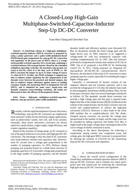 Pdf A Closed Loop High Gain Multiphase Switched Capacitor · Pdf
