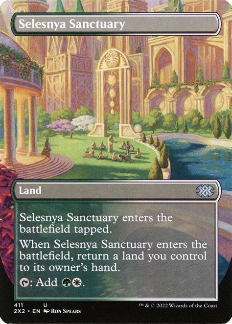 Selesnya Sanctuary Borderless Double Masters 2022 Magic The