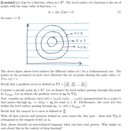 Points Let F X Be A Function Where XRd The Chegg Com