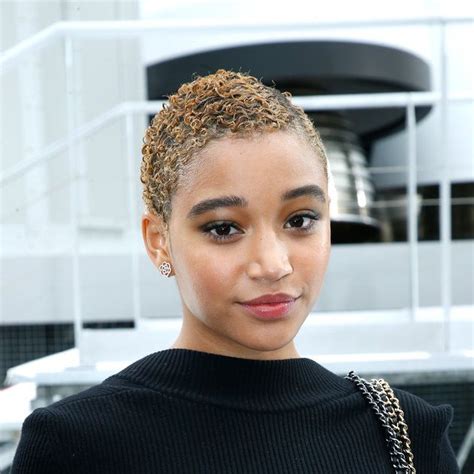 Amandla Stenbergs Perfect Buzz Cut Shaved Hair Cuts Prom Hairstyles
