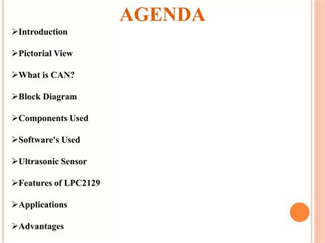 Control Area Network CAN Based Accident Avoidance System PPT
