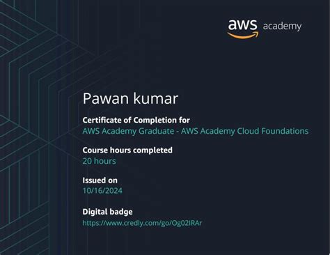 Pawan Kumar On Linkedin 🚀🚀skill Update Aws Cloud Foundations Certification Achieved Just
