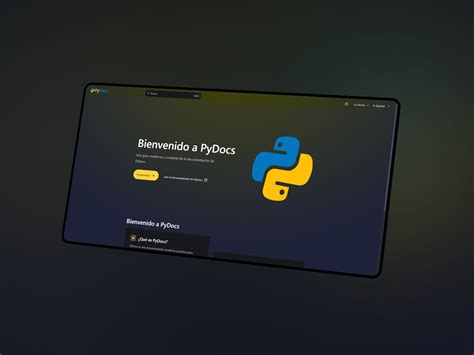 Github Nelson 5553pydocs Pydocs Is A Modern Open Source Documentation Site For Learning