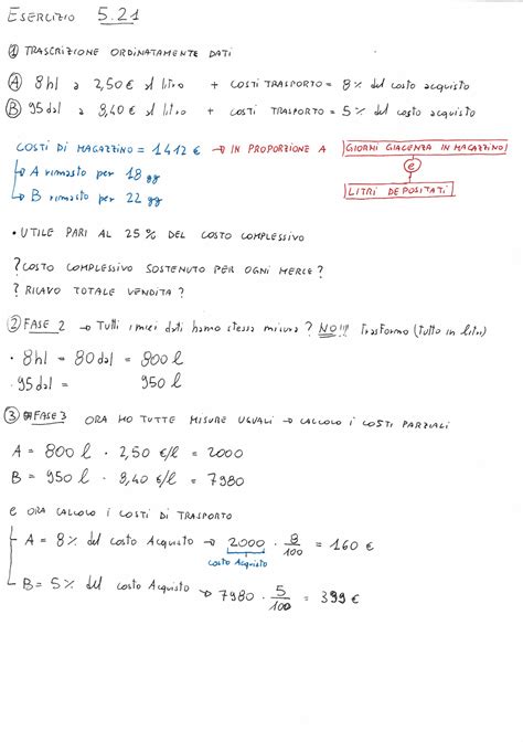 Soluzione Esercizio Basi Riparto Semplici E Composti Docsity