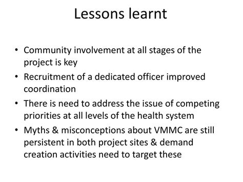 Innovating Looking At VMMC Linkages For Sexual And Reproductive And Other Health Needs