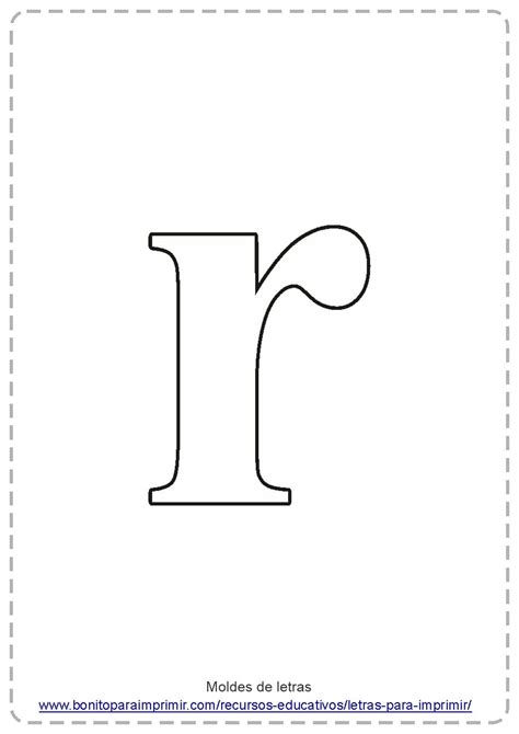 Imprimir Letra R Para Recortar Colorear Moldes De Letras Letras Grandes