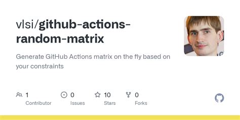 github vlsi github actions random matrix generate github actions matrix on the fly based on