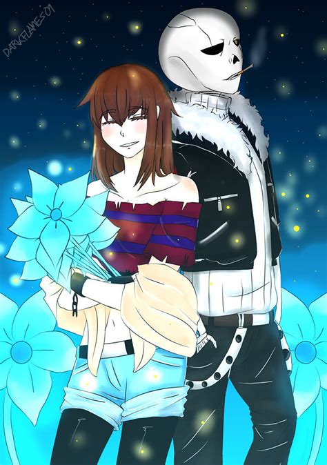 Echotale Frisk And G San By Darkflames09 On Deviantart
