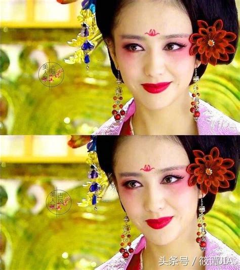 古風美人顏，你給佟麗婭的古裝妝容打幾分 每日頭條