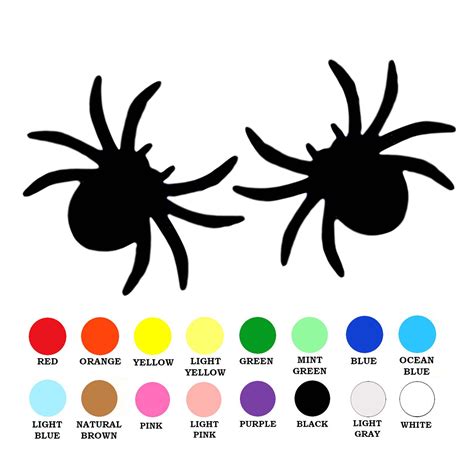 25 Pack Paper Spider Shapes Spider Paper Shape Halloween Paper