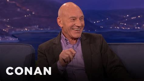 Sir Patrick Stewart On Getting His Knighthood Conan On Tbs Youtube