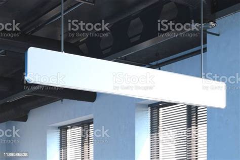 빈 흰색 간판 조롱 현대 밝은 건물 내부에 빈 간판 템플릿입니다 거리 표지판 3d 렌더링 간판에 대한 스톡 사진 및 기타 이미지