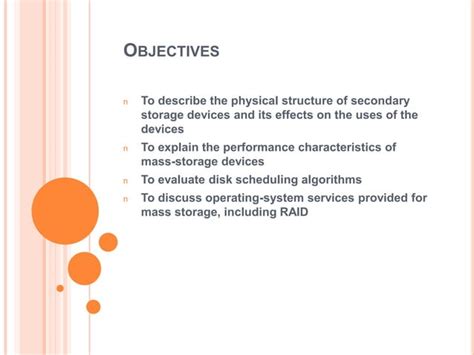 Mass Storage Systemsos Ppt