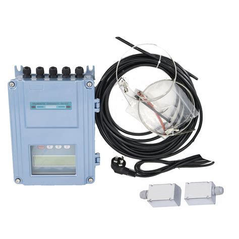 Vtsyiqi Wall Mounted Digital Water Ultrasonic Flow Meter Clamp On Ultr
