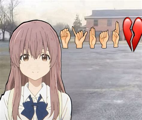 Nishimiya Sybau In 2025 A Silent Voice Manga Funny Anime Pics Funny