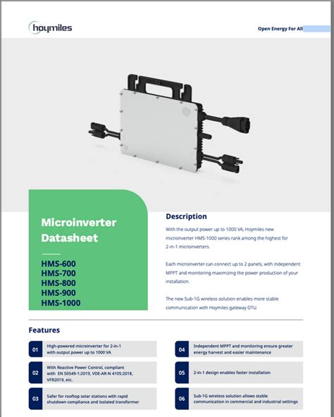 Omvormers Hoymiles Hm 300 Micro Secondsol