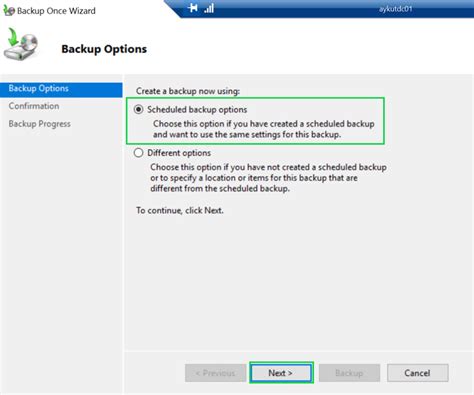 Windows Server Backup Kurulumu Active Directory Active Directory