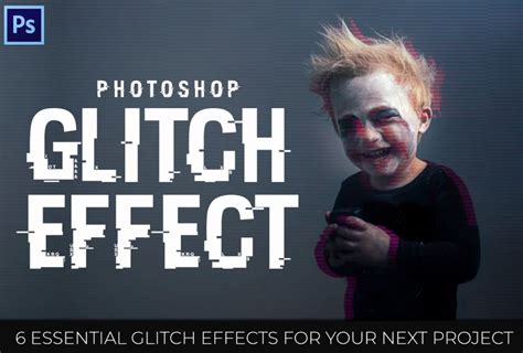 15 Free Glitch Photoshop Effects Atn Abr Graphic Cloud