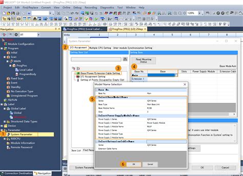 Communication Configuration And Example Program Usage Plc With Built