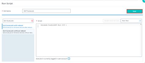 How To Exit Surelock On Windows 7810 Devices Via Suremdm Using The