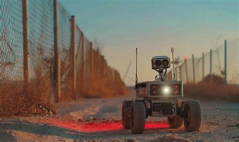 Cinematic Documentary Photography Of An Arduino Robot Premium Ai Generated Image