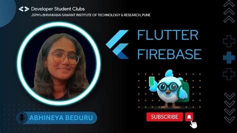 flutter forward firebase by abhineya beduru under gdsc bsiotr