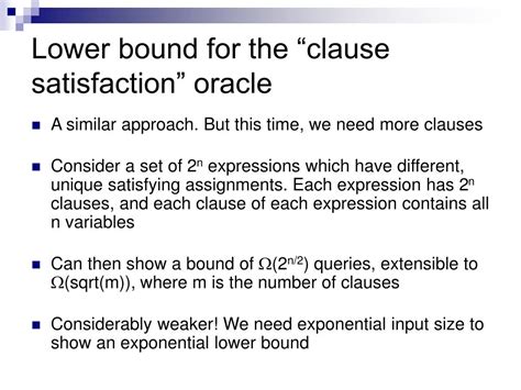 Ppt Classical And Quantum Algorithms For Boolean Satisfiability